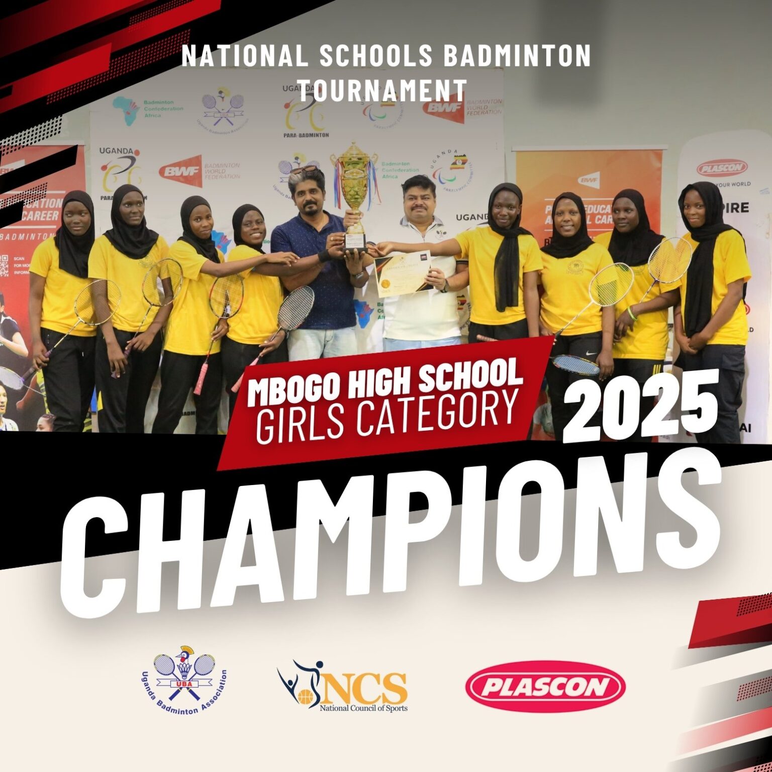 Kibuli SS, Mbogo High win 2025 Plascon national schools' badminton ...